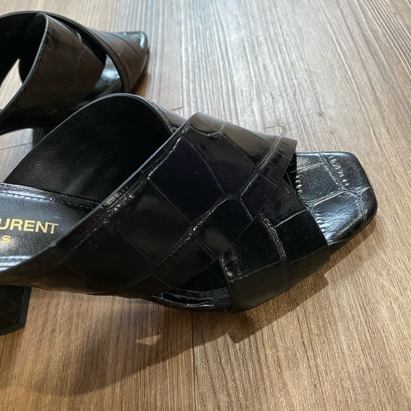 Yves Saint Laurent | Shoes | Ysl Loulou Croc Mules | Poshmark